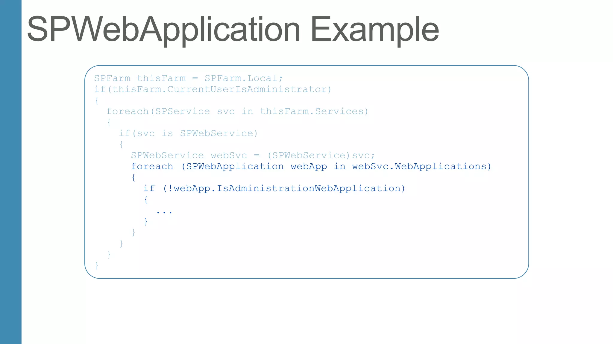 SharePoint Object Model, Web Services and Events | PPT