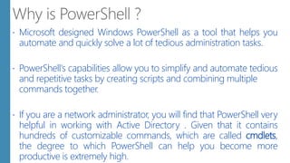 Power Shell and Sharepoint 2013 | PPT
