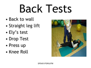 Sps451 t10 body mechanics-lbp | PPT