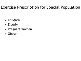 Sps451 t11 exercise for special population | PDF