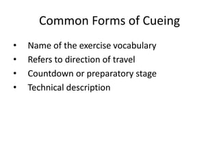 Sps451 t14 instructing a group exercise class | PDF