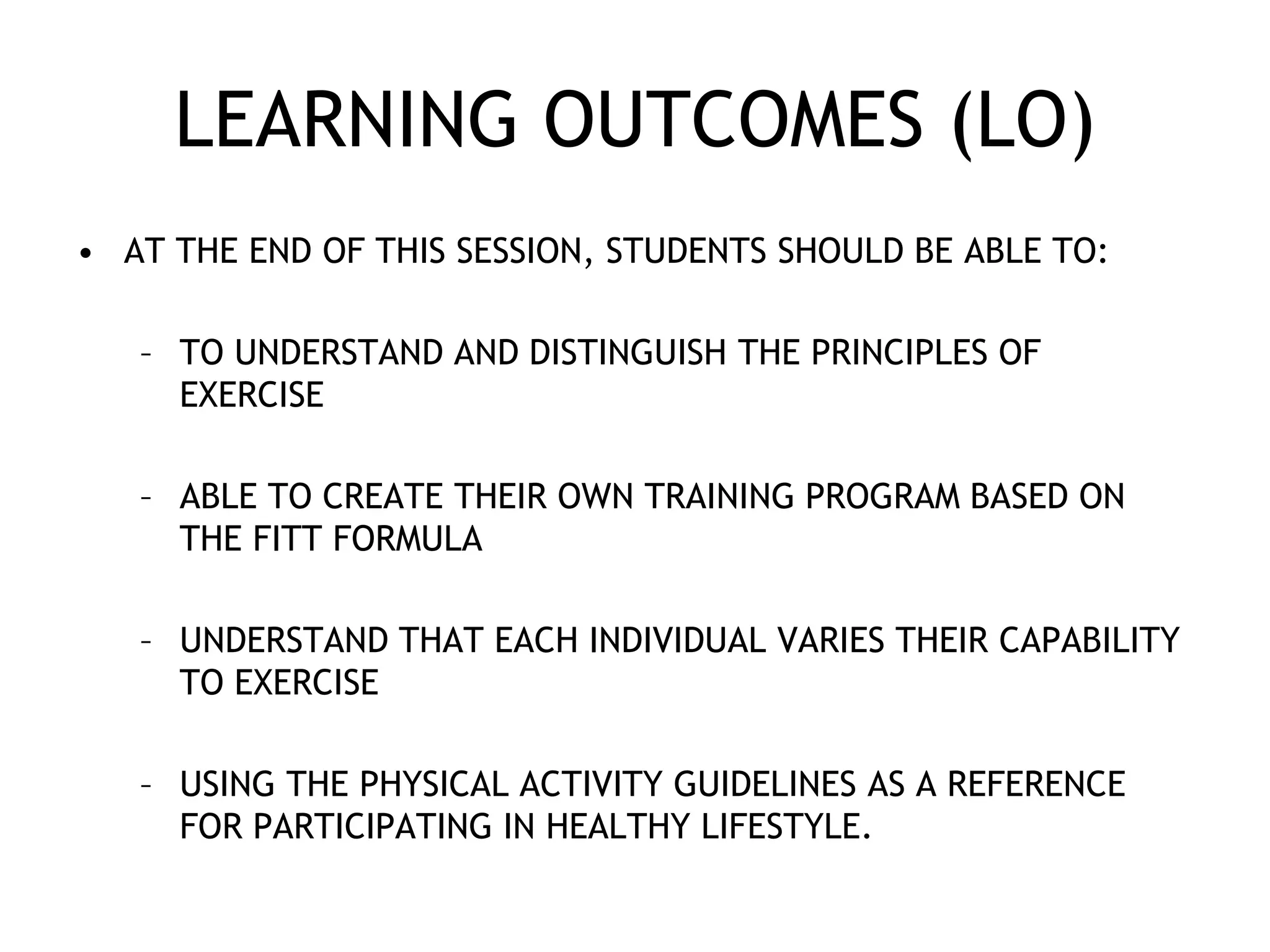 Sps451 t3 exercise principles | PDF