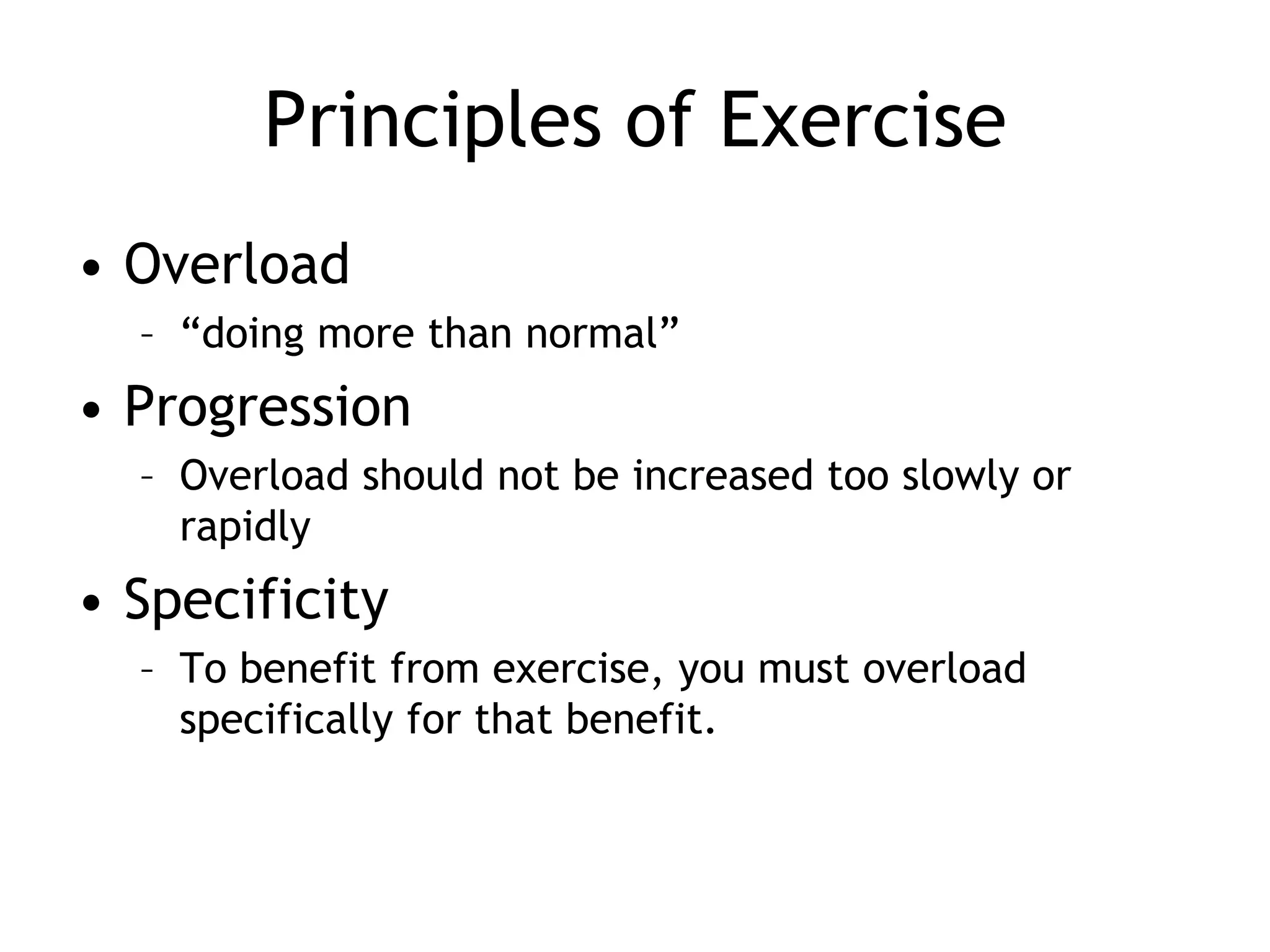 Sps451 t3 exercise principles | PDF