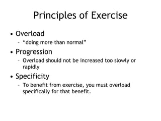 Sps451 t3 exercise principles | PDF | Fitness and Exercise | Healthy Living