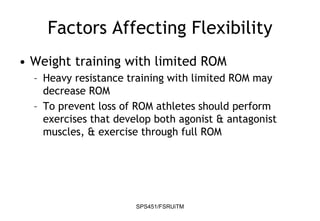 Sps451 t8 warm up & flexibility | PPT