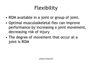Sps451 t8 warm up & flexibility | PPT