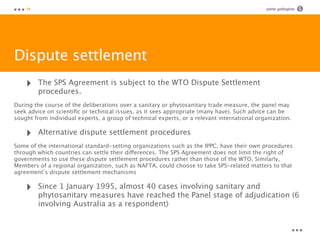 An overview of the SPS Agreement | KEY