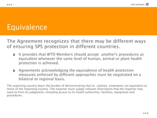 An overview of the SPS Agreement | PPT