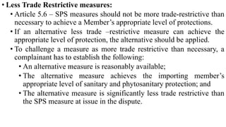 SPS Agreement.Sanitary measures WTO Agreement .pdf