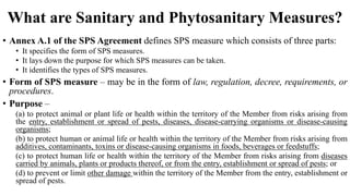 SPS Agreement.Sanitary measures WTO Agreement .pdf