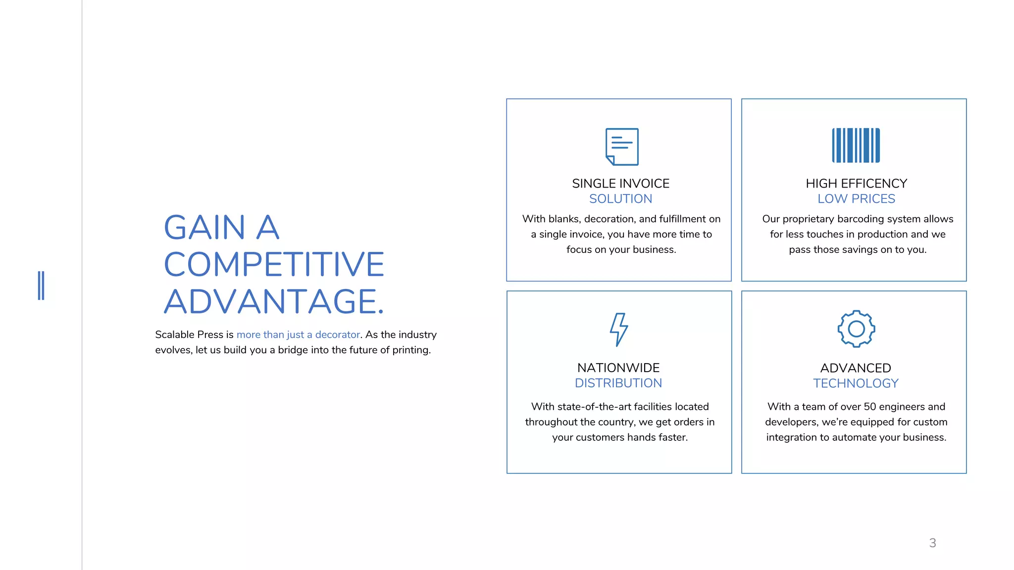 Scalable Press: So much more than a decorator! | PPTX | Business | Business and Finance