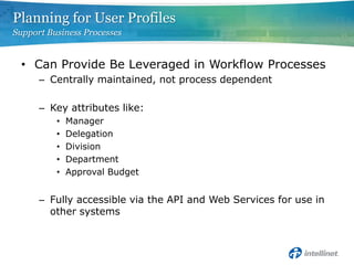 Getting the Most from SharePoint's User Profiles | PPT