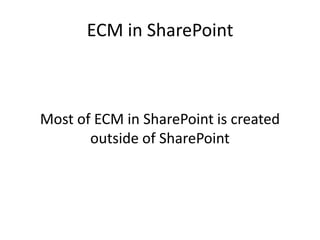 SharePoint Meet ECM at #SPSSC | PPTX