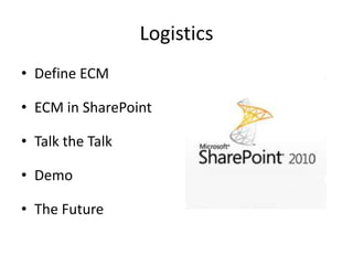 SharePoint Meet ECM at #SPSSC | PPTX