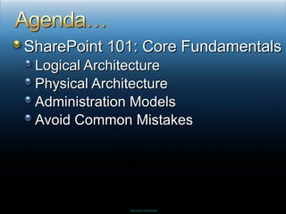 Back to the Basics: SharePoint Fundamentals by Joel Oleson | PPT