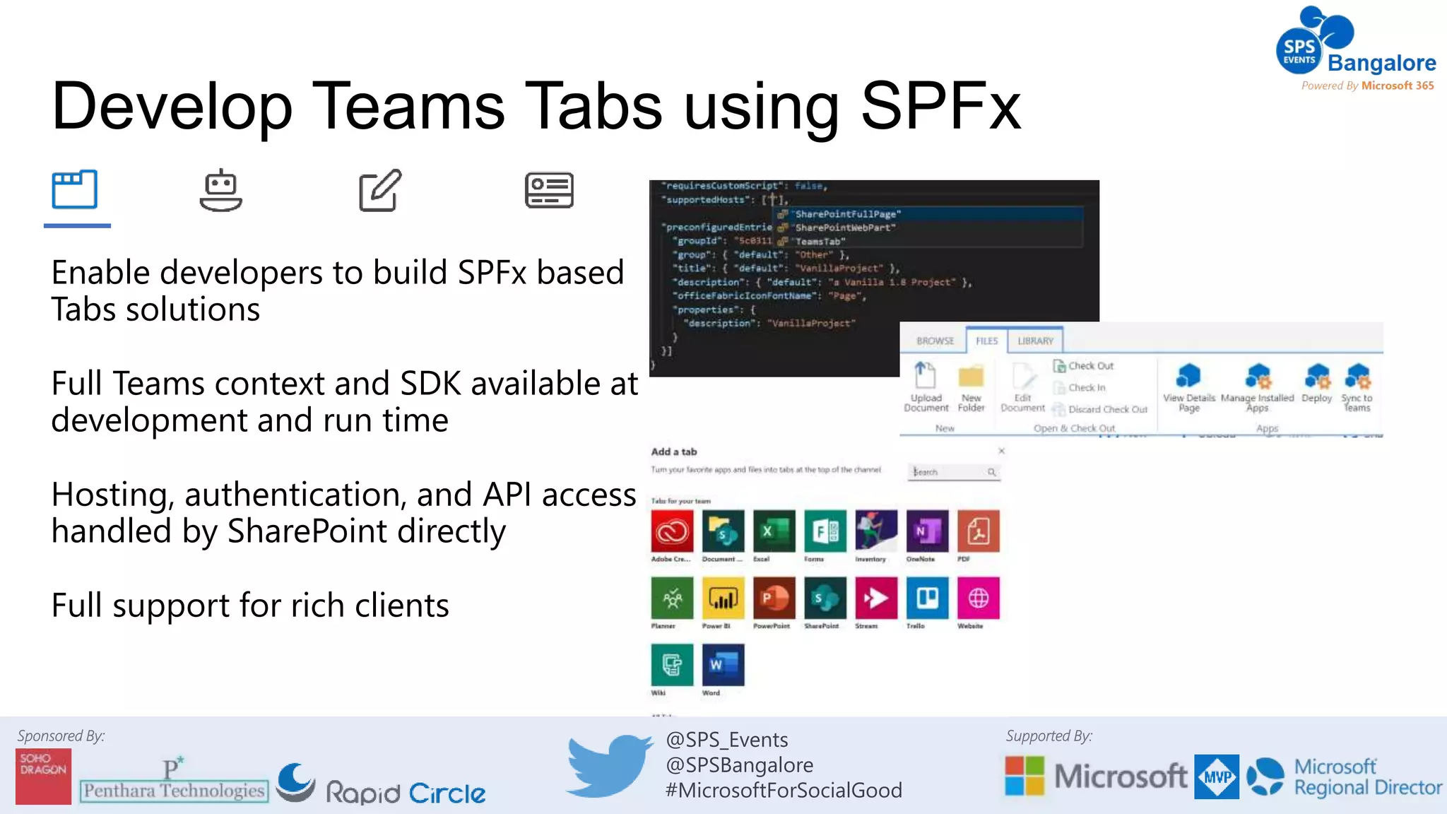 Building solutions with SPFx that work across SharePoint and Teams | PPTX