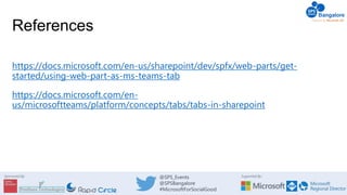 Building solutions with SPFx that work across SharePoint and Teams | PPT