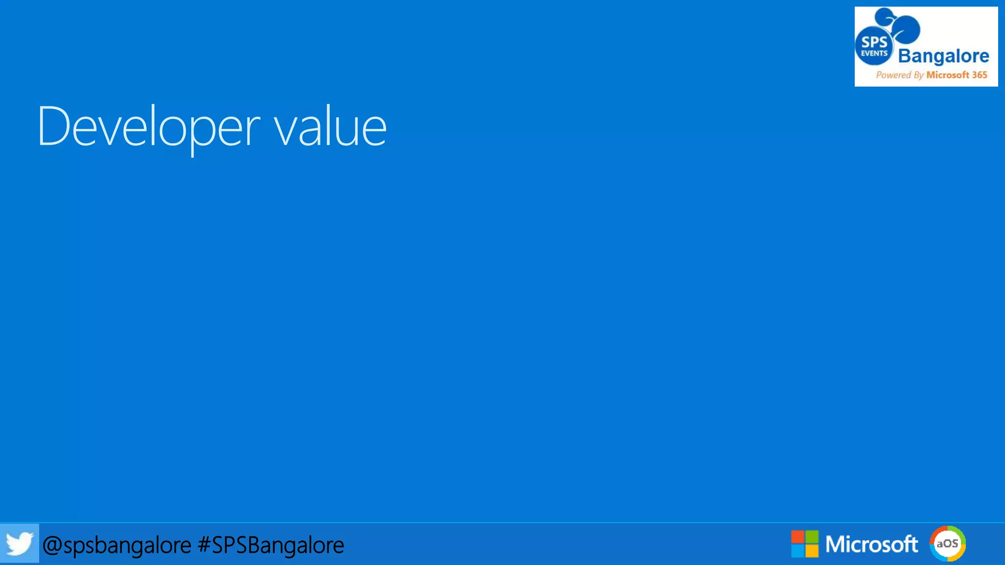SharePoint Saturday Bangalore -Overview of SharePoint Server 2019 | PPTX