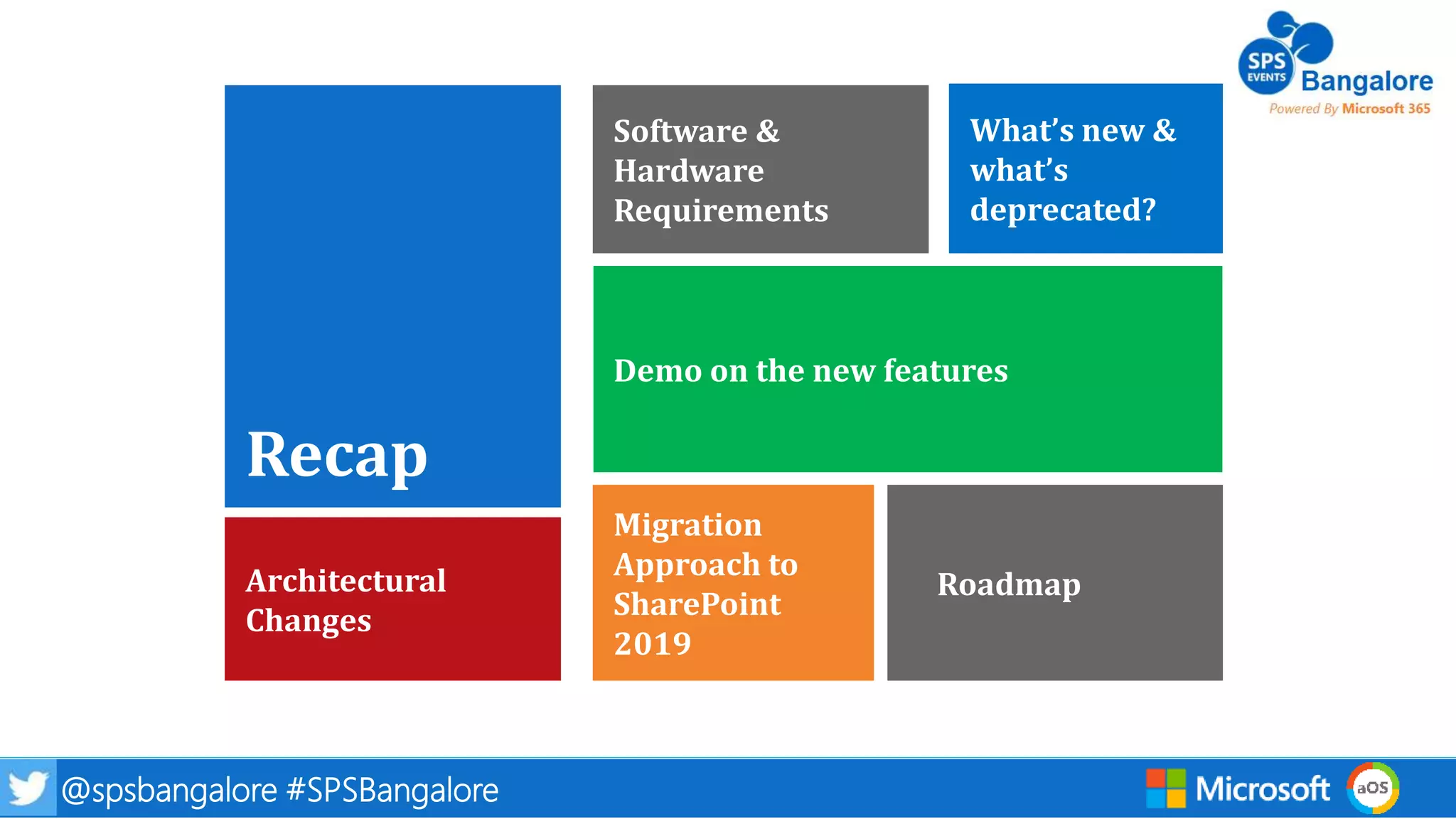 SharePoint Saturday Bangalore -Overview of SharePoint Server 2019 | PPTX