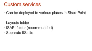 Maintainable Testable SharePoint Components SPSBE 2014 | PPTX | Web ...