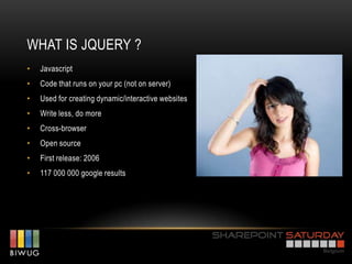 Spsbe2012 sessie start to-jquery | PPT