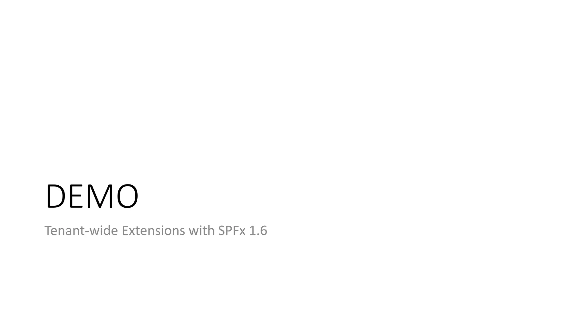 Understanding Sharepoint Framework Extensions Ppt 