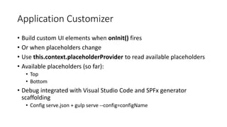 Understanding SharePoint Framework Extensions | PDF