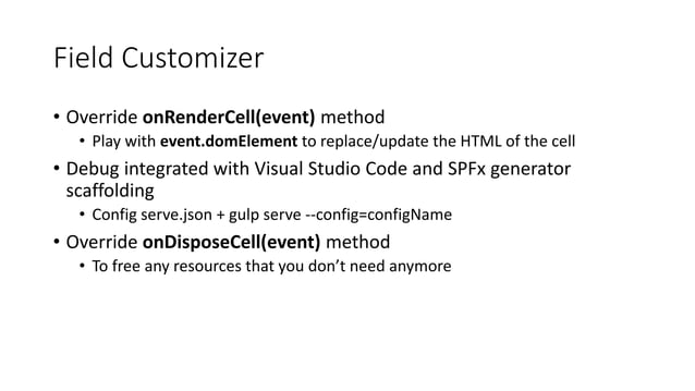 Understanding SharePoint Framework Extensions | PPT