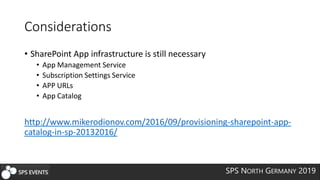 Developing with SharePoint Framework (SPFx) on-premises | PPT