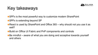 SPS Bremen 2020 The happy developer - SharePoint Framework - React ...