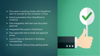 SharePoint wizards - no magic needed, just use Microsoft Flow | PPTX