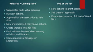 SharePoint wizards - no magic needed, just use Microsoft Flow | PPTX