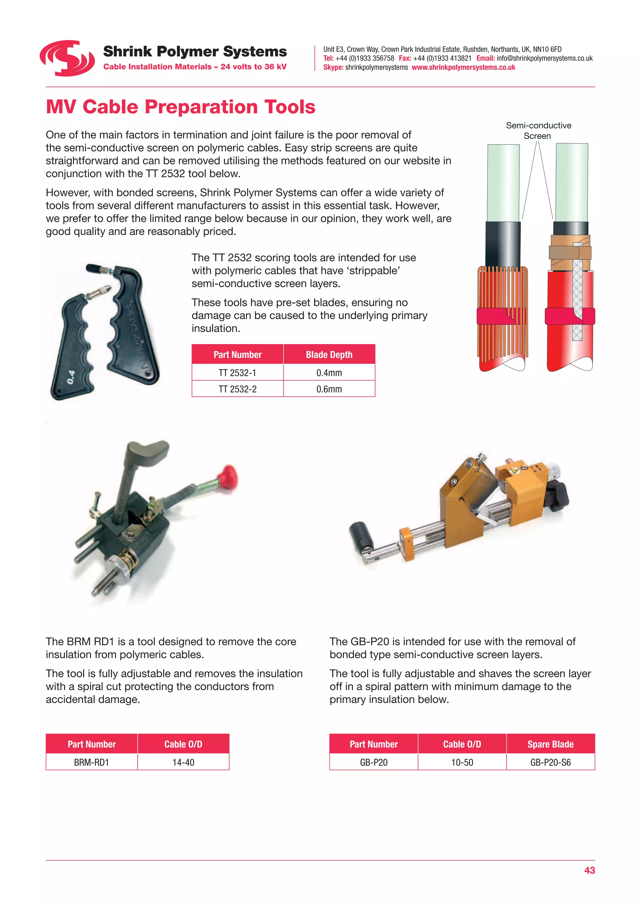 Shrink Polymer Systems - Heat Shrink Cable Joints & Cable Terminations ...