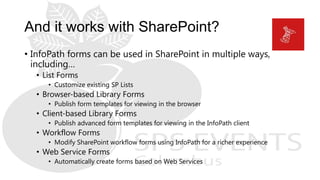 SPSCBUS Slides Scarlet InfoPath | PPTX
