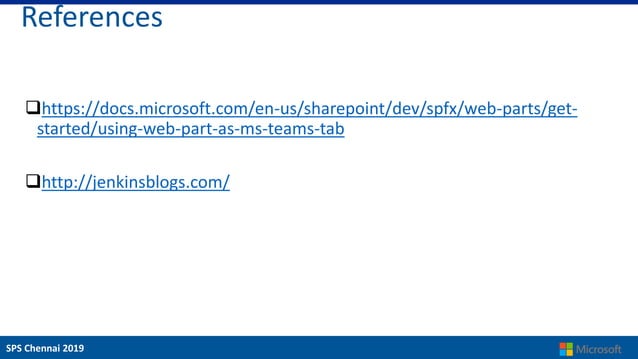Bring together SPFx Solutions in SharePoint and MS Teams | PPT
