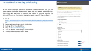 Bring together SPFx Solutions in SharePoint and MS Teams | PPT