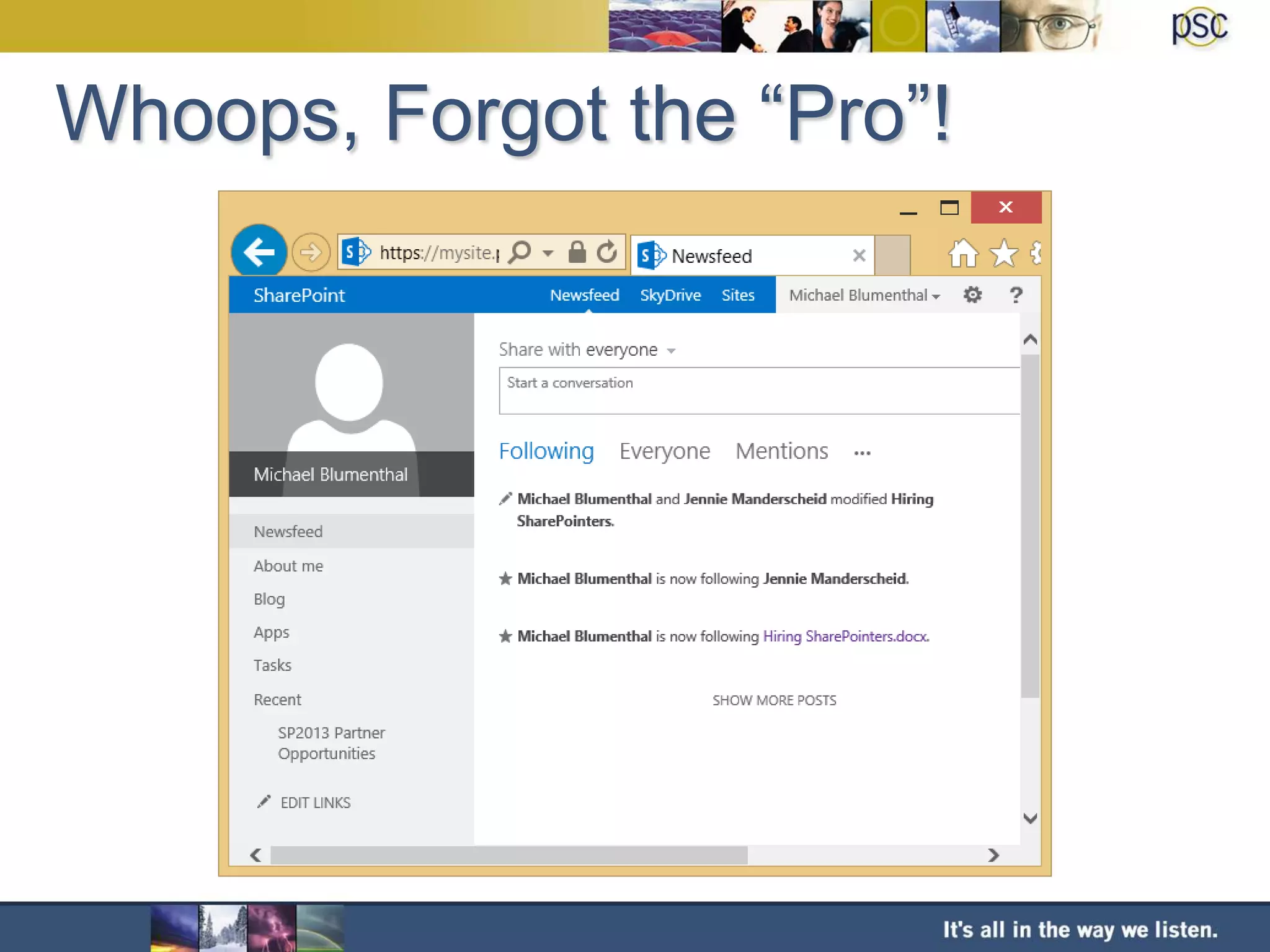 Introduction to SharePoint 2013 by Michael Blumenthal | PPTX | Desktop Publishing | Computer ...