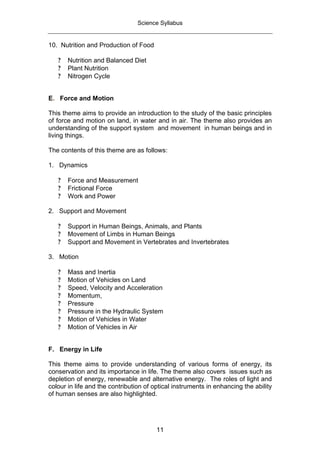 Secondary Science Syllabus | PDF