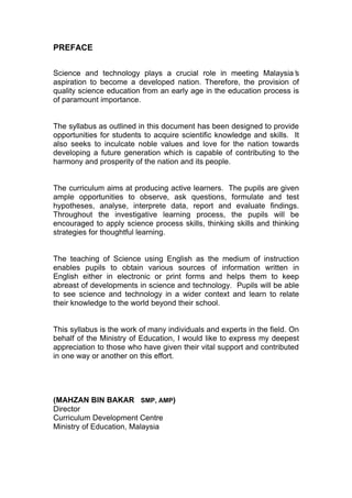 Secondary Science Syllabus | PDF