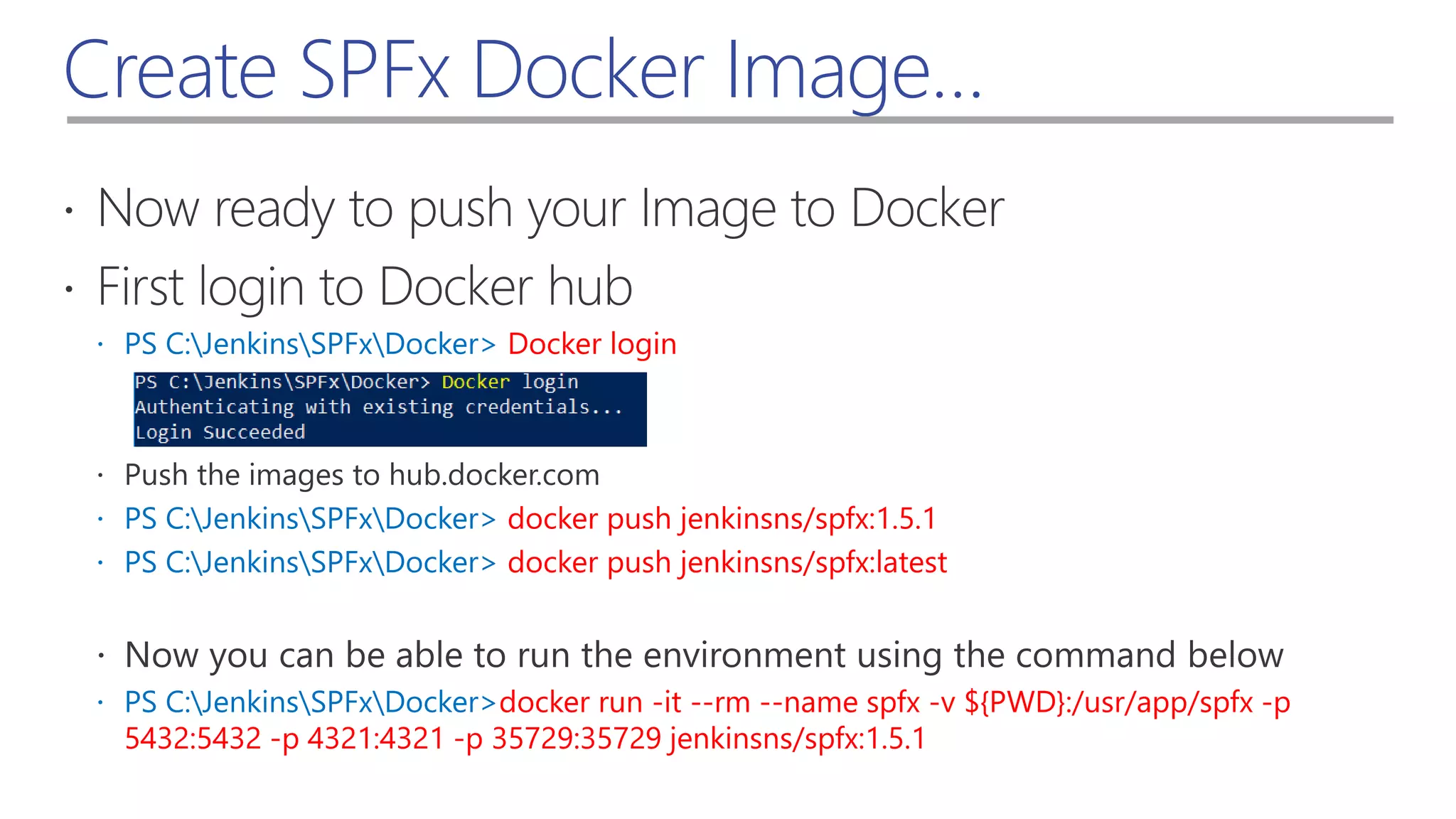 Building SPFx Solutions using Docker | PPTX