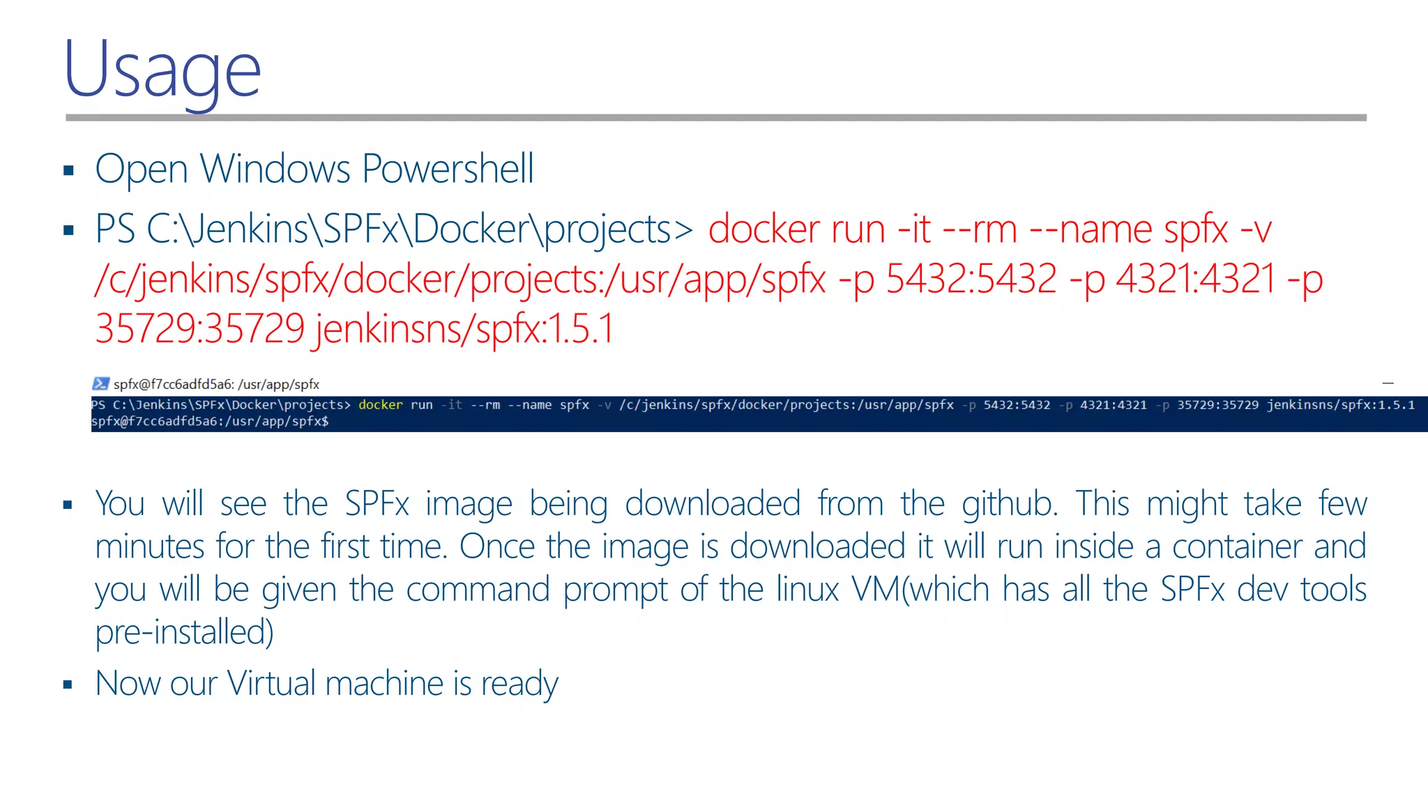Building SPFx Solutions using Docker | PPTX