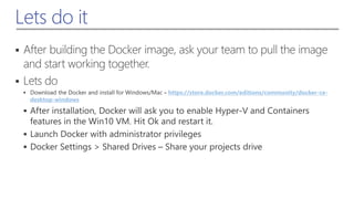 Building SPFx Solutions using Docker | PPTX | Operating Systems | Computer Software and Applications