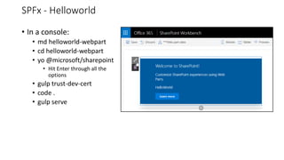 Convert your Full Trust Solutions to the SharePoint Framework (SPFx) | PPT