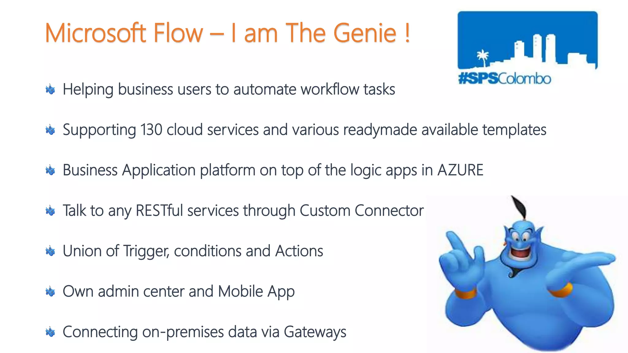 Custom Connectors for Microsoft Flow - Your Service Is My Command | PPT