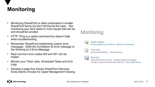 SharePoint Troubleshooting | PPT