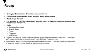 SharePoint Troubleshooting | PPT