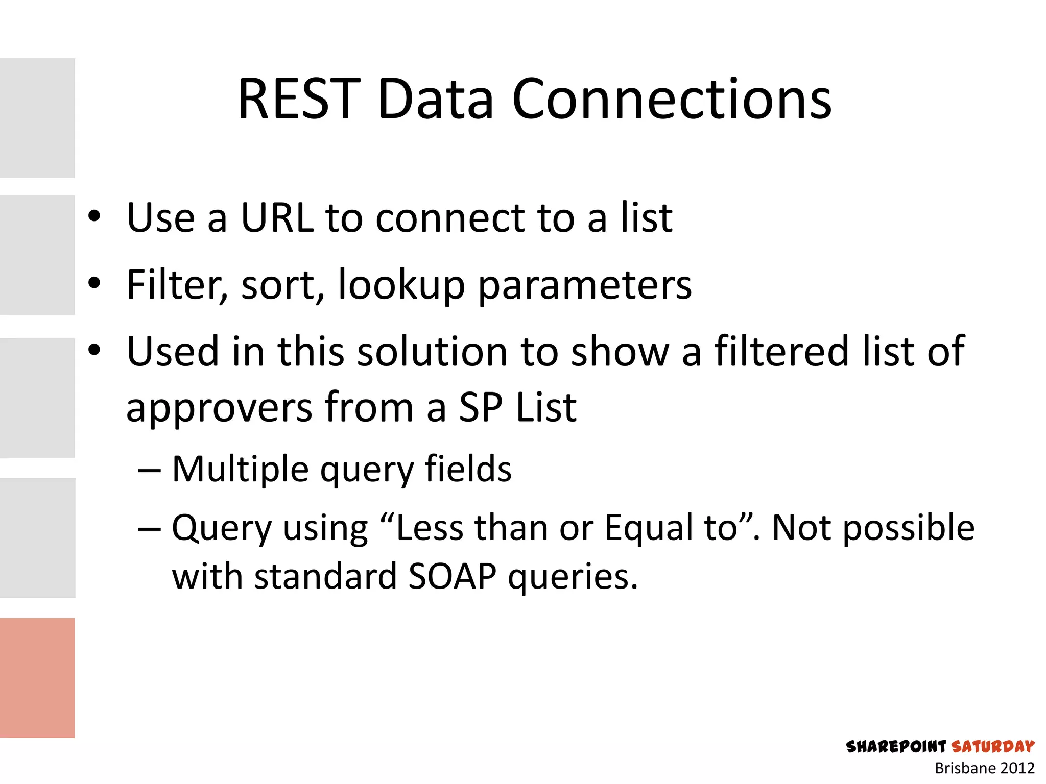 SPSBNE - Advanced InfoPath and Nintex Workflow Techniques | PPT