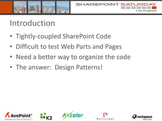 Writing Testable Code in SharePoint | PPTX