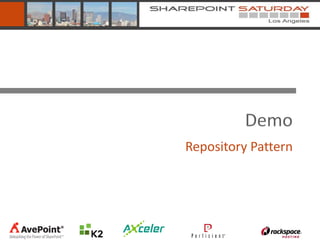 Writing Testable Code in SharePoint | PPTX