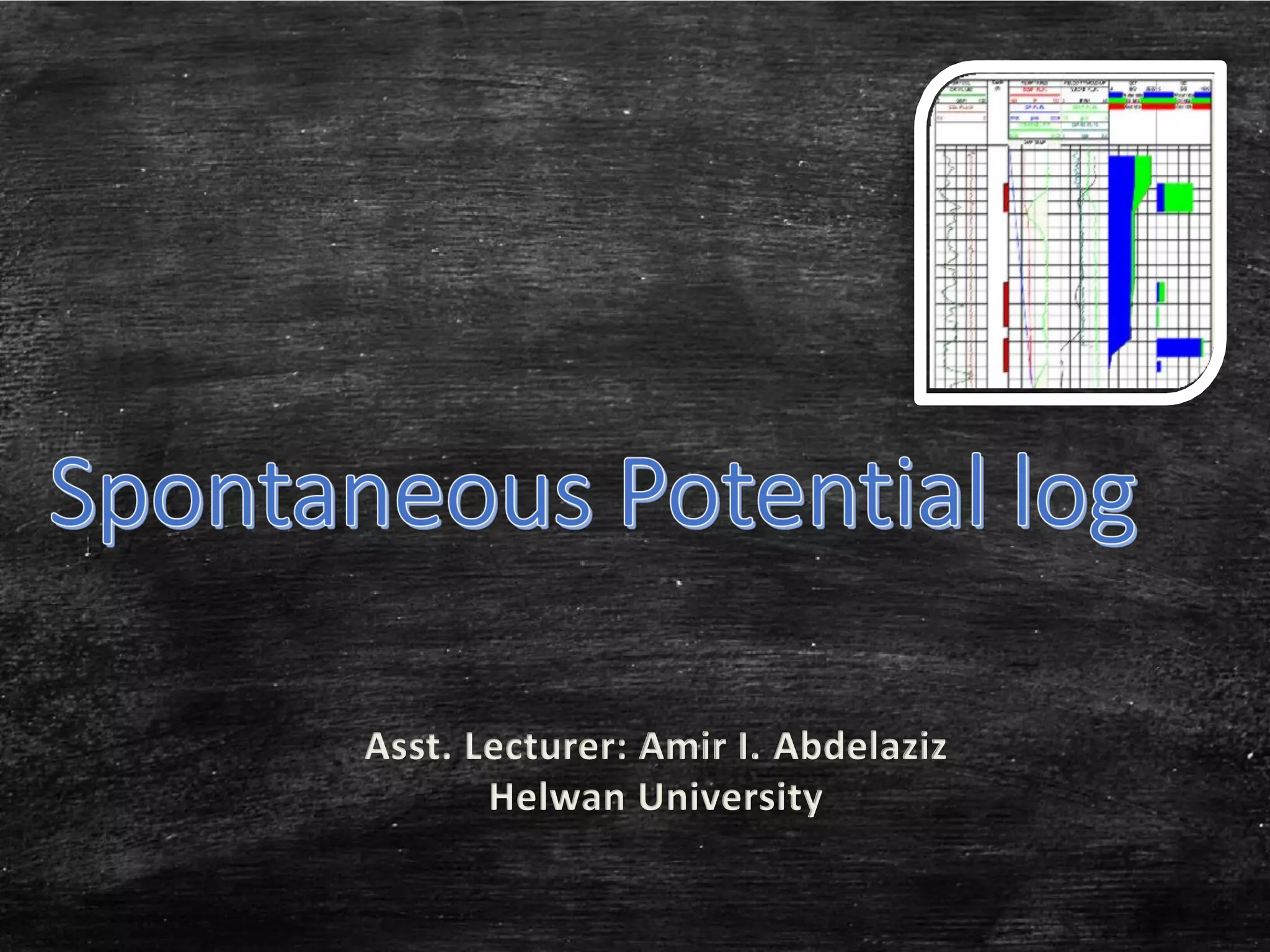 Sp log - Well logging | PDF